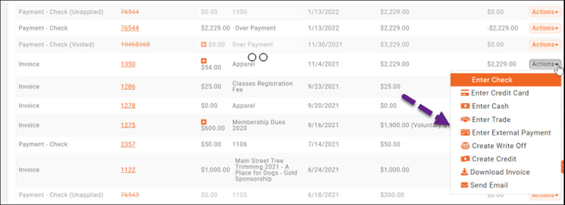 Accept a Credit Card Payment (Outside Processor) - GrowthZone