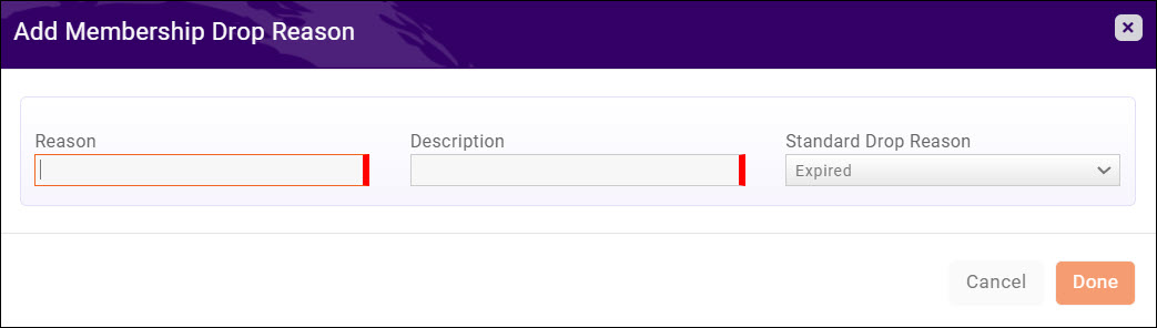 Membership Drop Reasons - GrowthZone