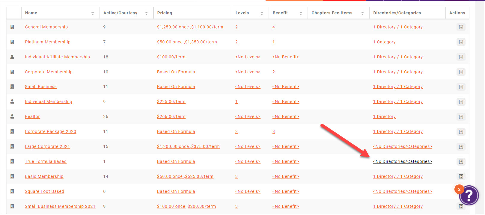 Setup Membership Type Directories & Categories - GrowthZone