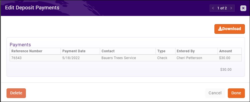 Delete A Deposit Growthzone