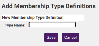 Membership Types - ChamberMaster