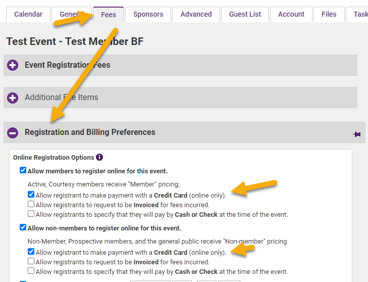 Credit Card Processing - ChamberMaster