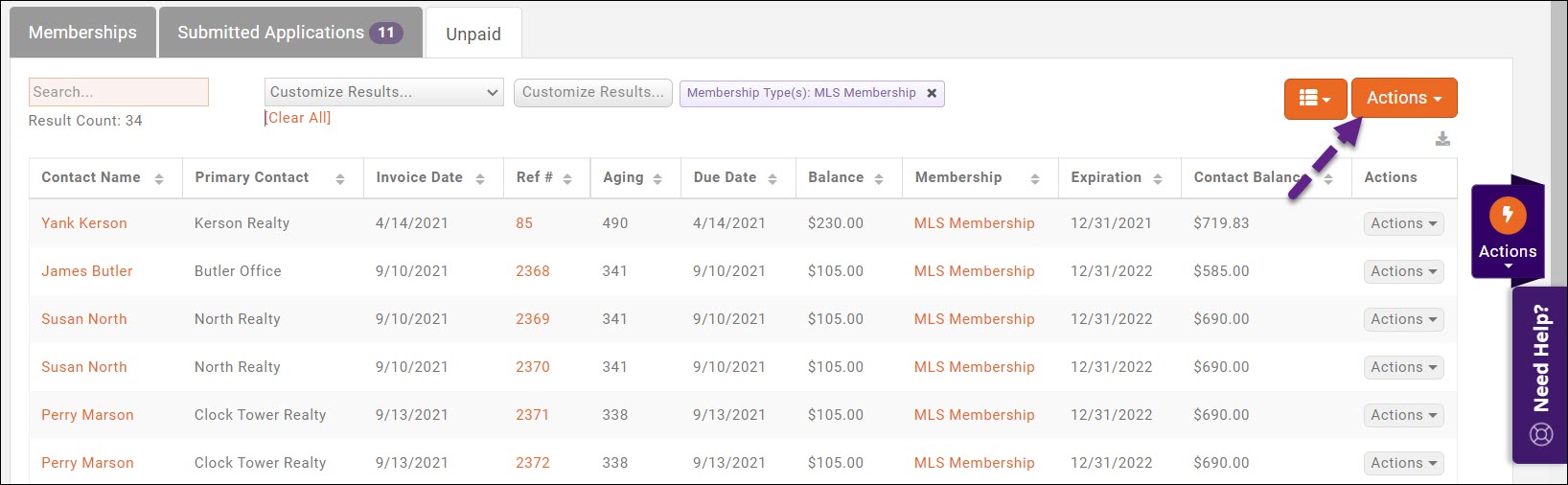 Mass Drop Members with Overdue Membership Invoices - GrowthZone