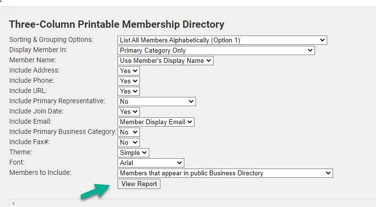 Printable Membership Directories - ChamberMaster
