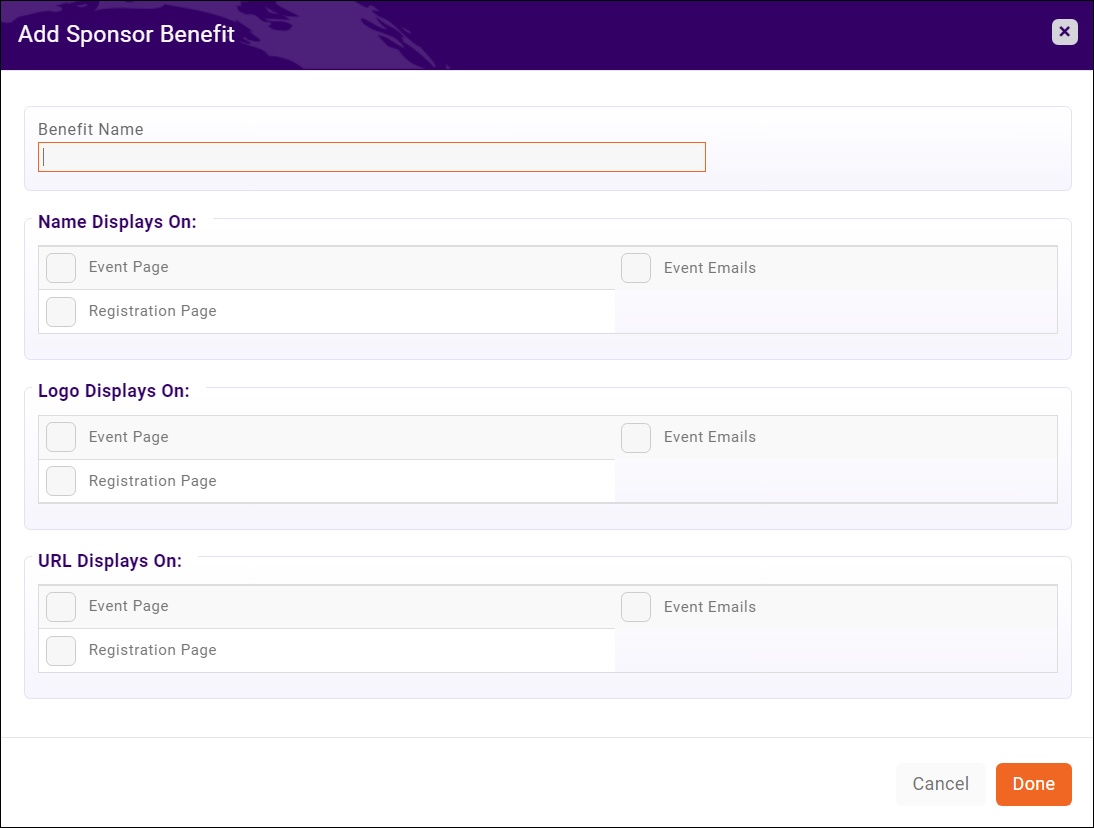 Set Up Sponsorship Benefits - GrowthZone