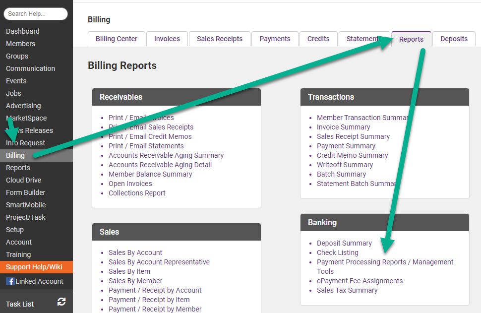 Refund Link Missing in Payment Processing Transactions Report ...