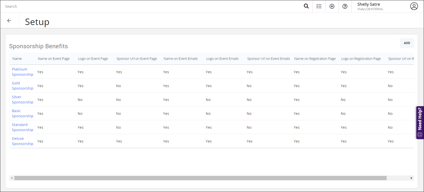 Set Up Sponsorship Benefits - GrowthZone