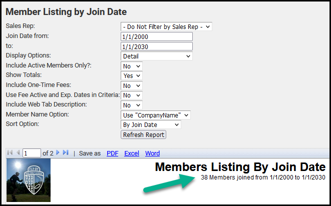 Common Membership Calculations - ChamberMaster