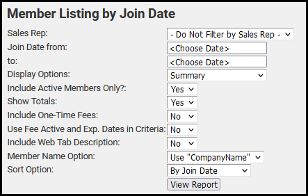 Common Membership Calculations - ChamberMaster