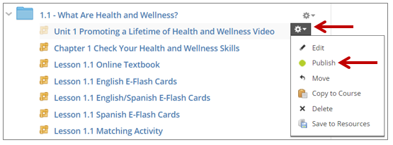 Schoology: How to Publish and Unpublish Course Content - Goodheart ...