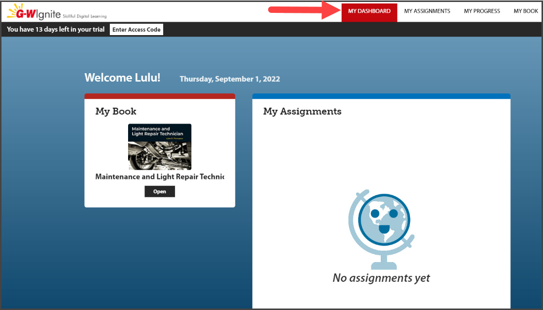 G-W Ignite Student: Self-Registration as a Student in G-W Ignite using ...