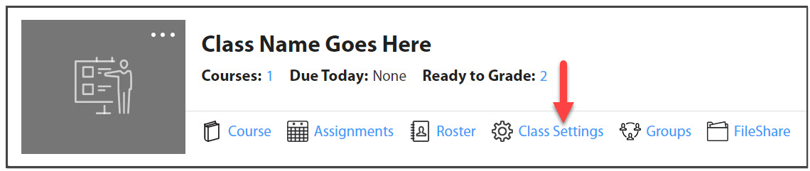 G-W Ignite Instructor: Editing Class Name and Settings - Goodheart-Willcox Publisher - powered ...