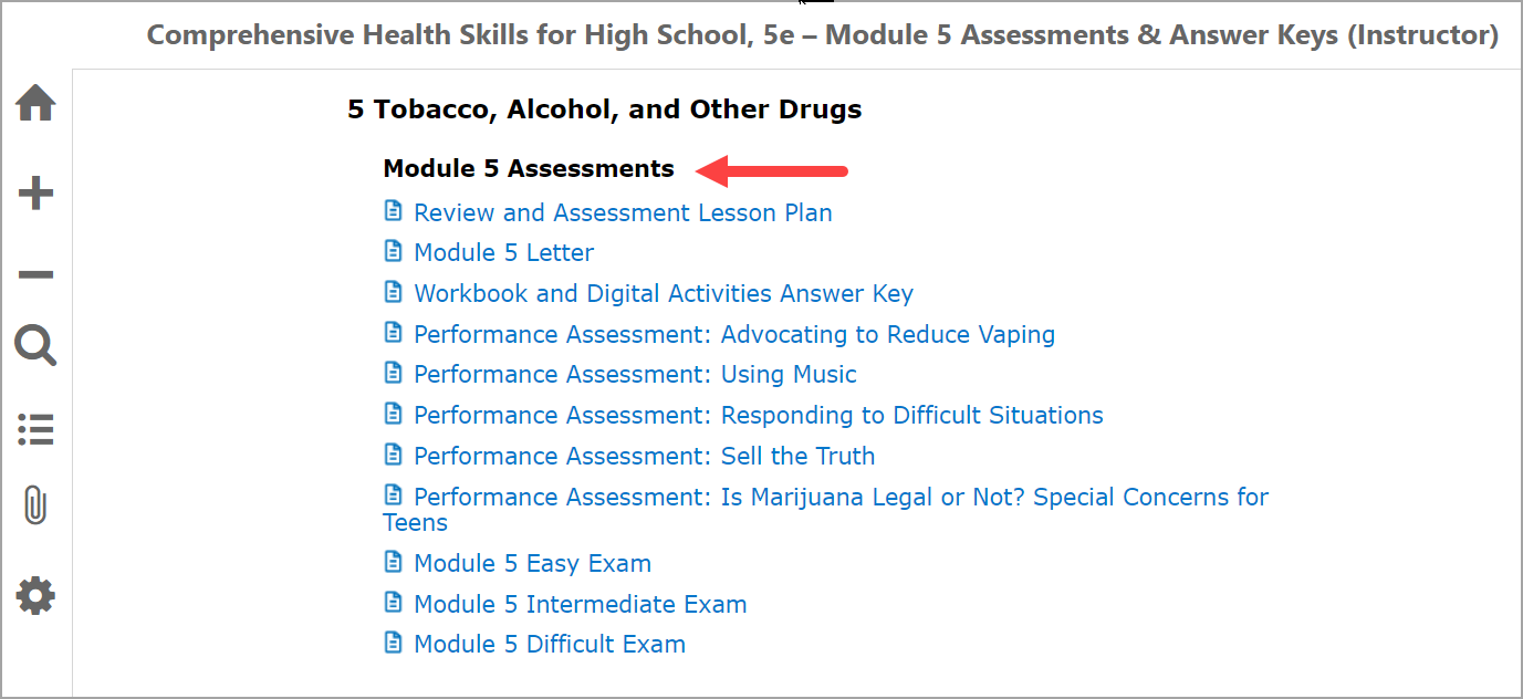 EXPLORE Sample: Comprehensive Health Skills, 2025 EXPLORE Overview ...