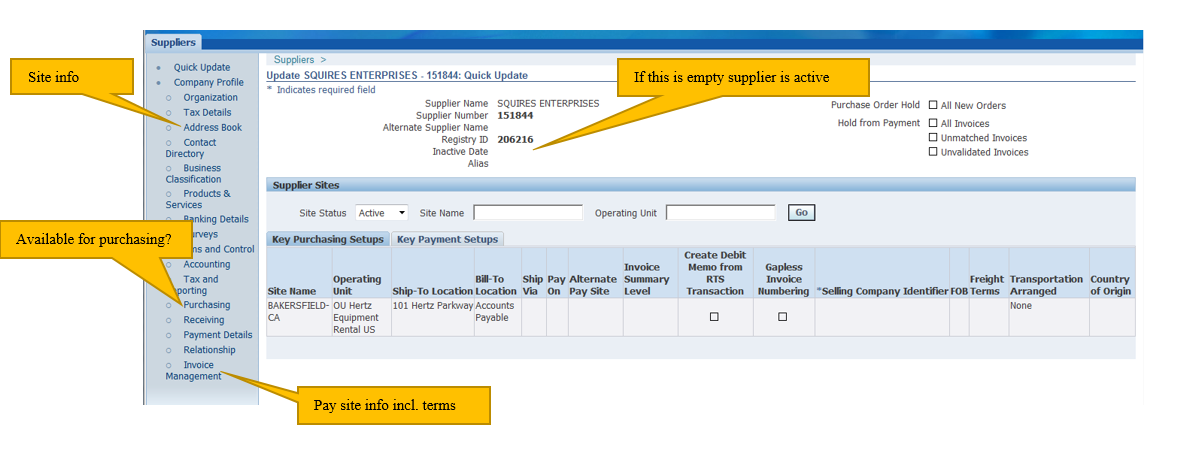 Looking up and Viewing Supplier Profiles - HappyFox