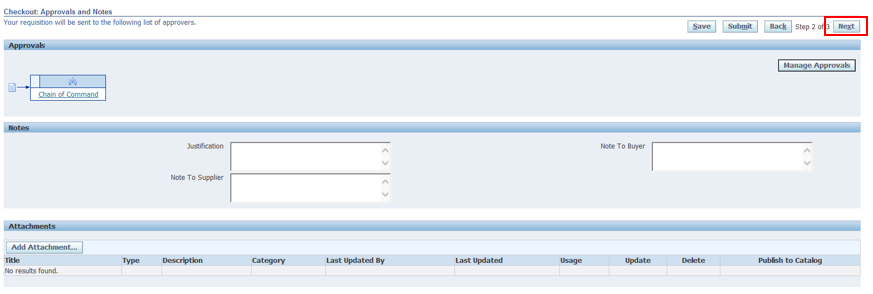 Submitting a Requisition in Oracle - HappyFox