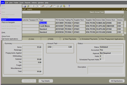 Invoice Searching and Viewing - HappyFox