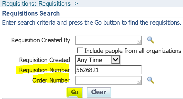 Cancel an Approved Requisition in Oracle - HappyFox