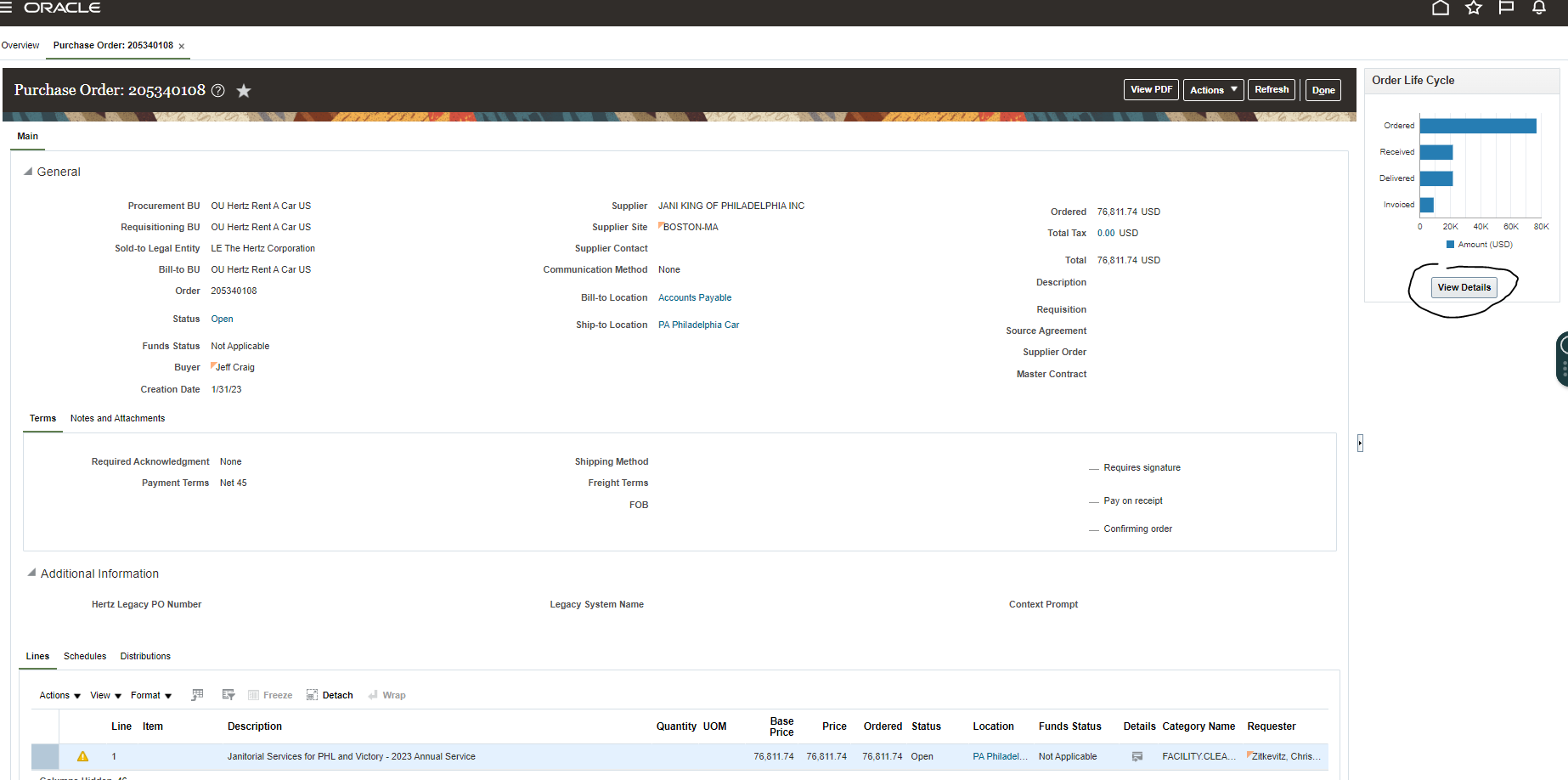 View Receipts and Invoices Applied to PO - HappyFox