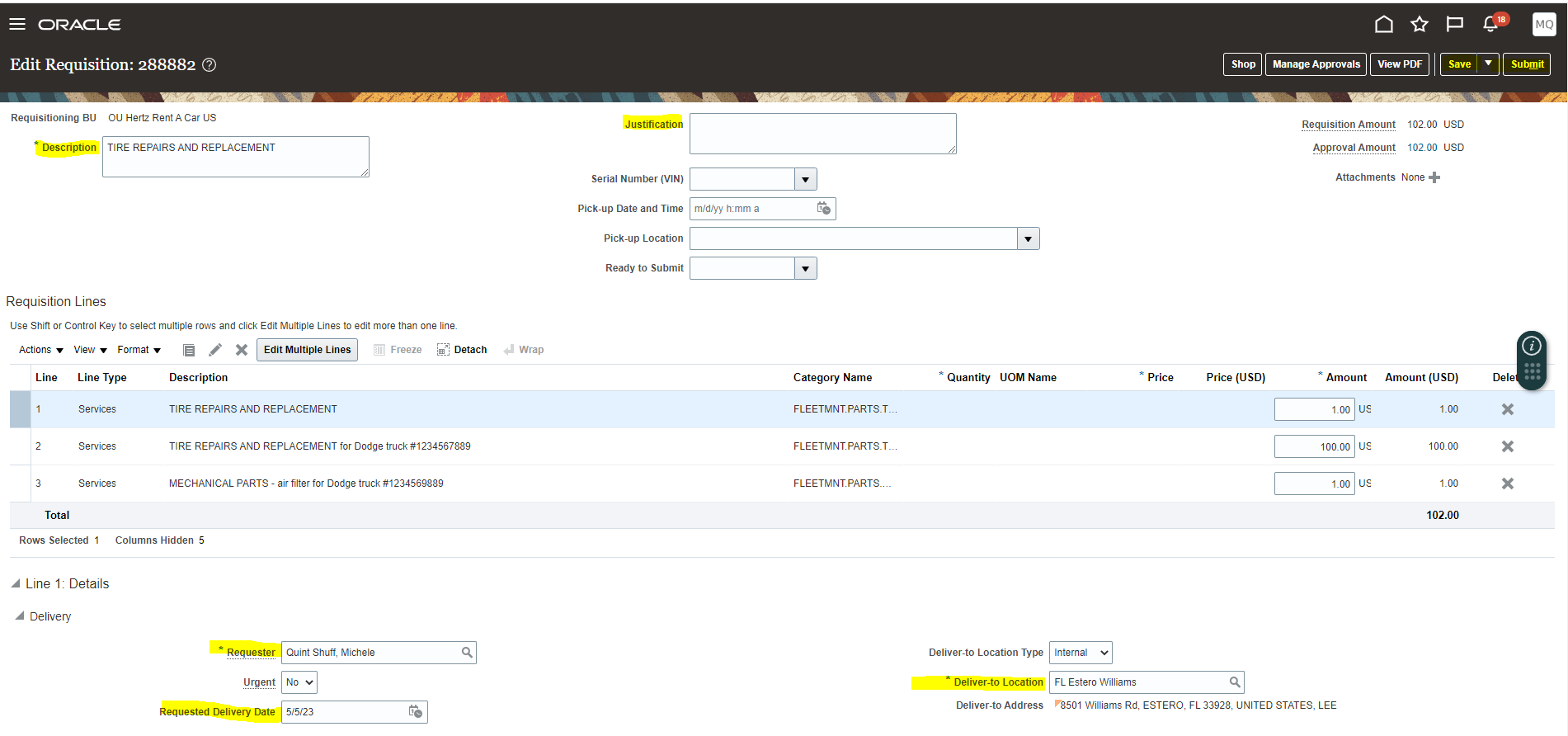 Create Requisition from Smart Form_Cloud - HappyFox
