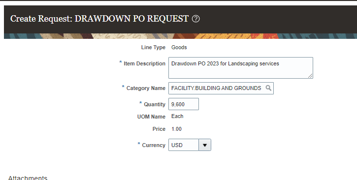 Drawdown Purchase order - HappyFox