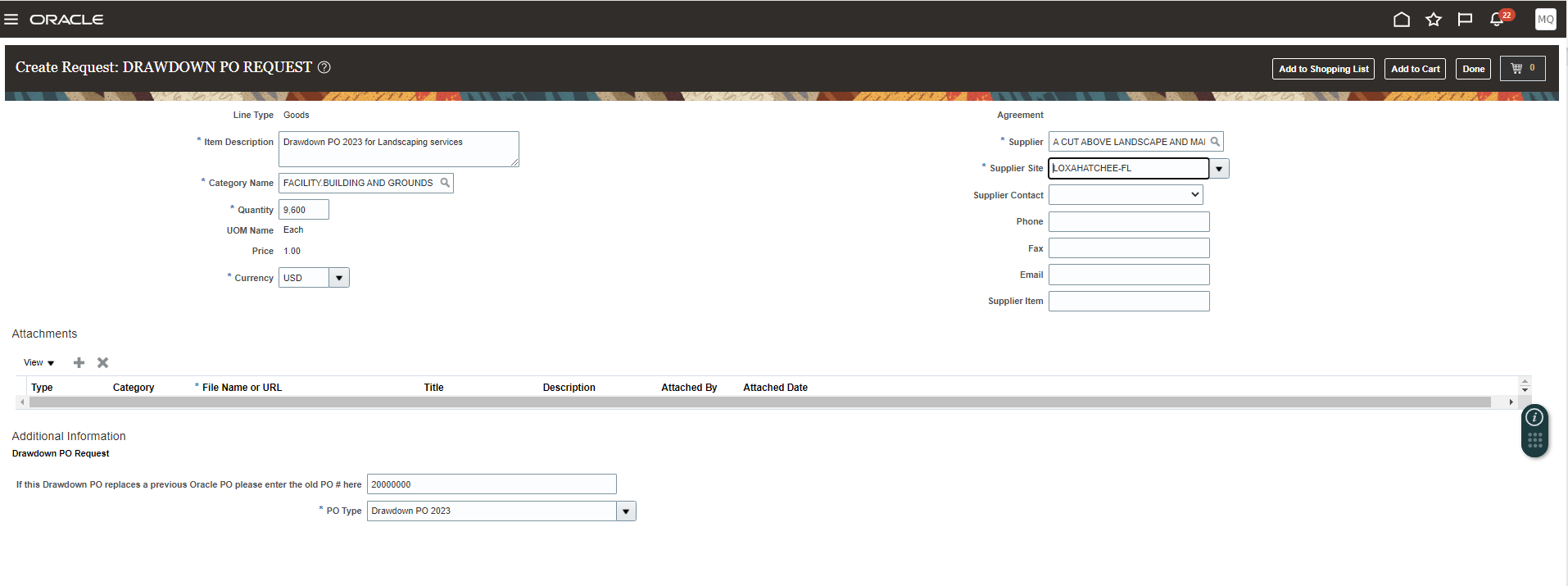 Drawdown Purchase order - HappyFox