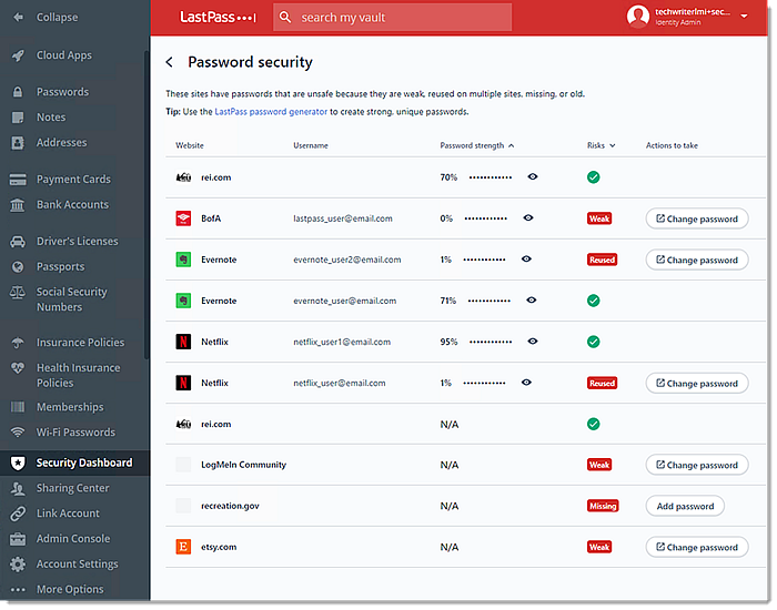 Improving LastPass Scores - Highlight - powered by HappyFox