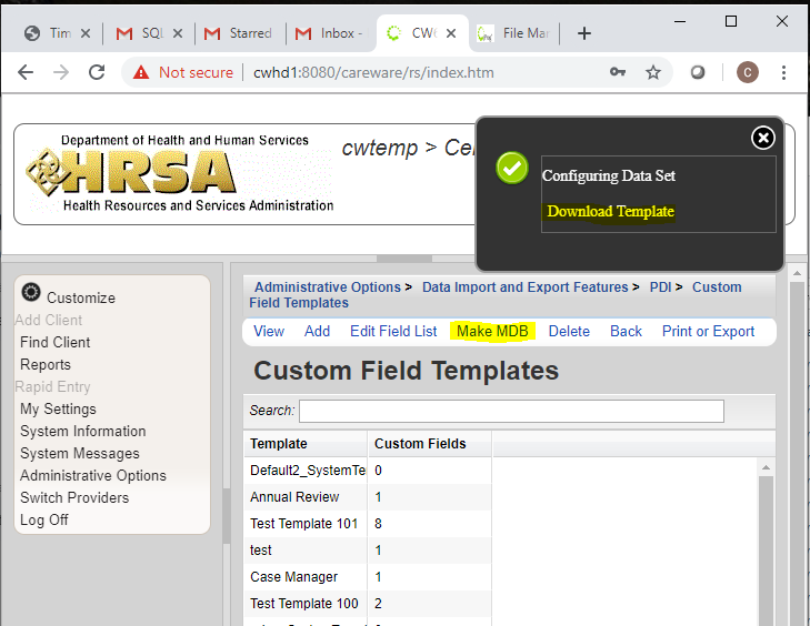 Custom Field Templates - jProg Support