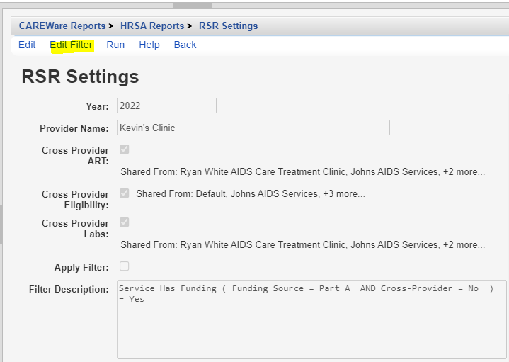 RSR Client Report - jProg Support