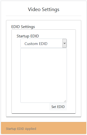 justOS 3G EDID Management - Just Add Power Support