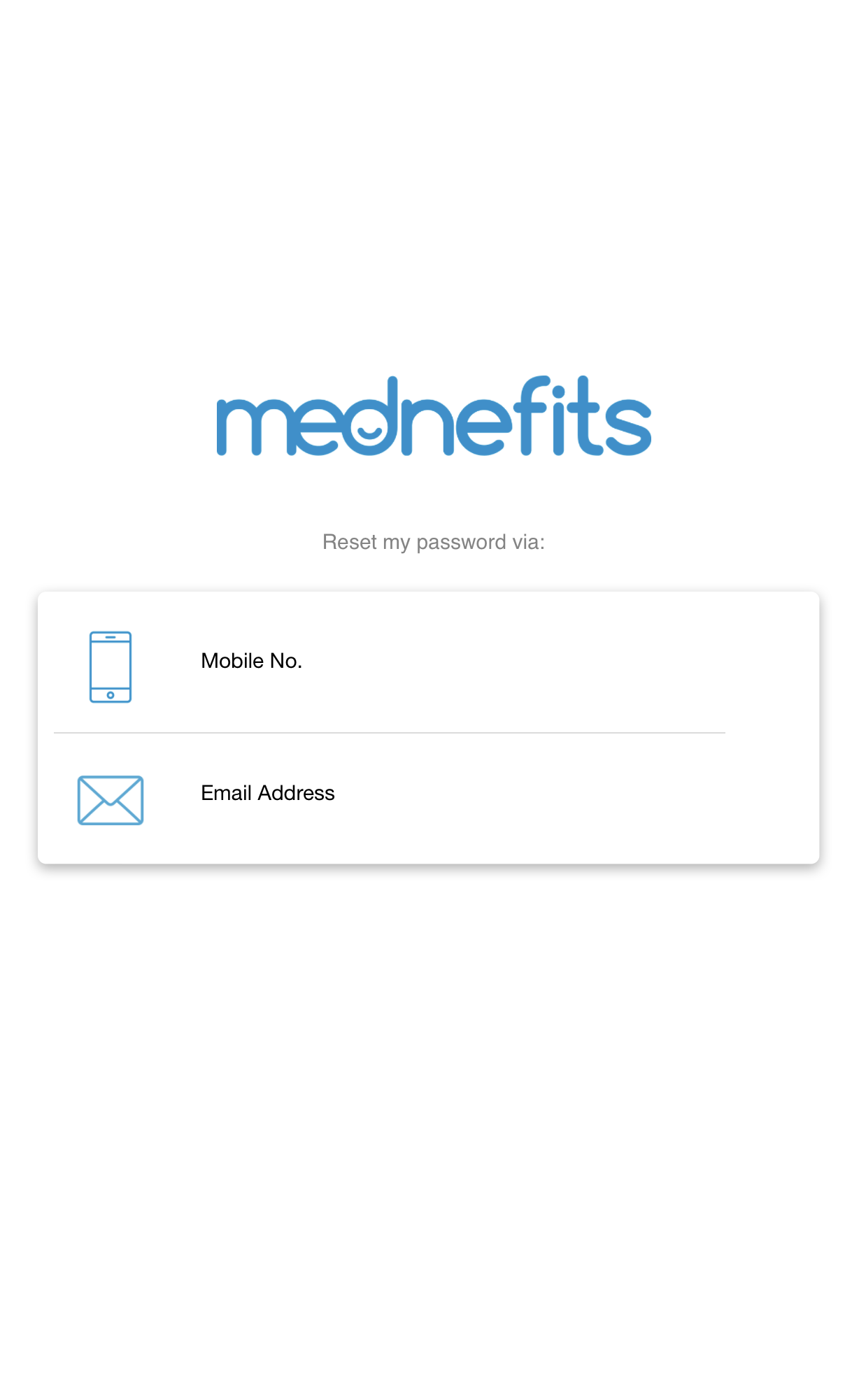 I am unable to reset my password - Mednefits Helpdesk
