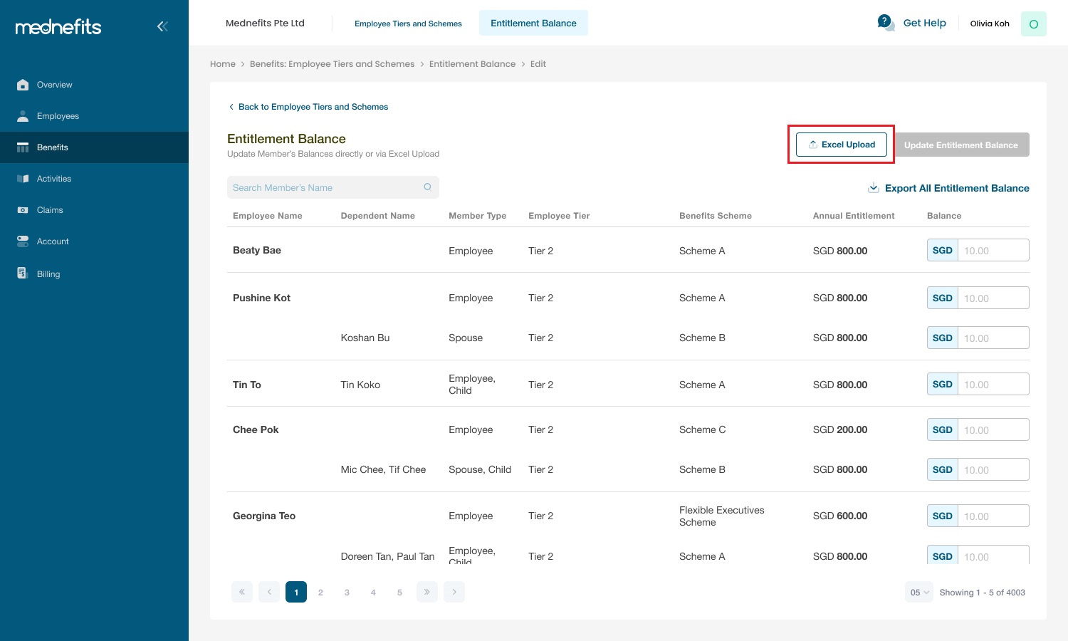 How do I allocate Entitlement Balance to my employees? - Mednefits Helpdesk