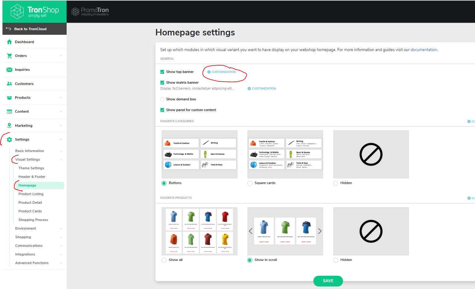 how-to-add-a-banner-or-a-slider-on-the-homepage-promotron-solutions-a-s