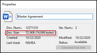 Determining the Size of a File - Roetzel IT Support Services