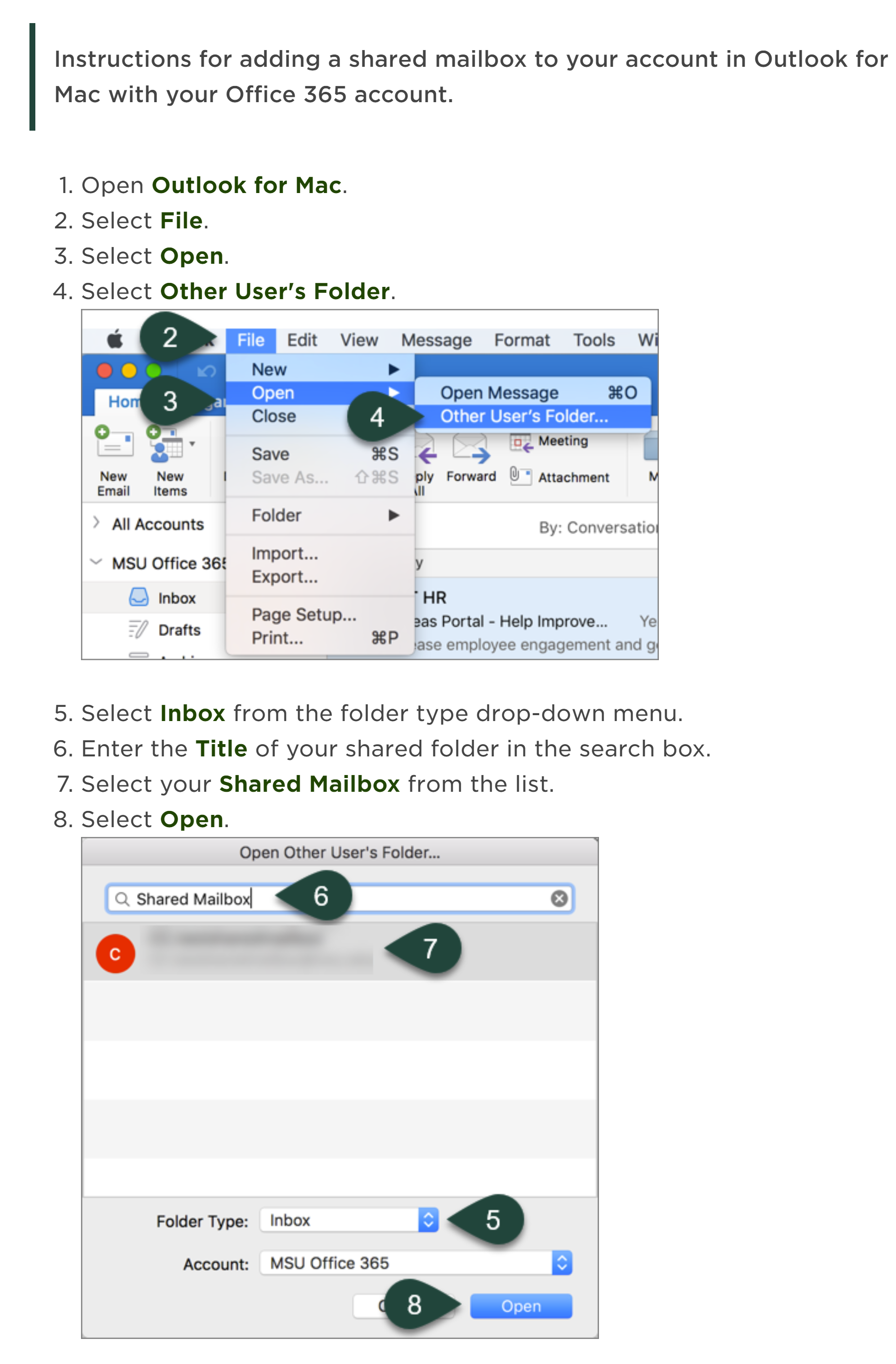 How To Add A Shared Mailbox To Outlook On A Mac San Diego Foundation