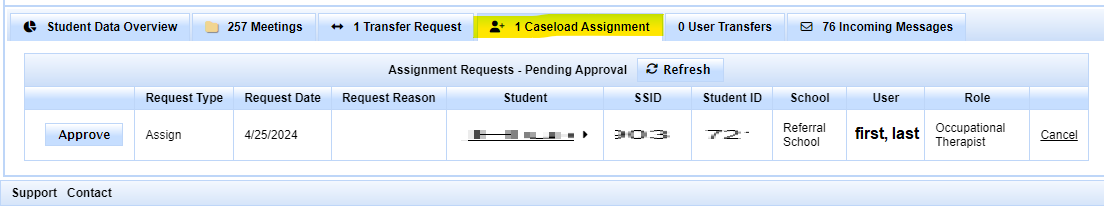 Caseload Assignment [Home Page] - Siras Systems - powered by HappyFox