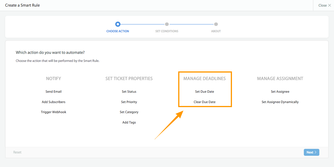 Automate Ticket Due Dates using Smart rules - HappyFox Support