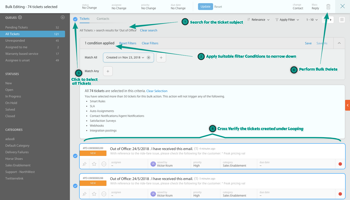 Handling Email Loops in HappyFox - HappyFox Support