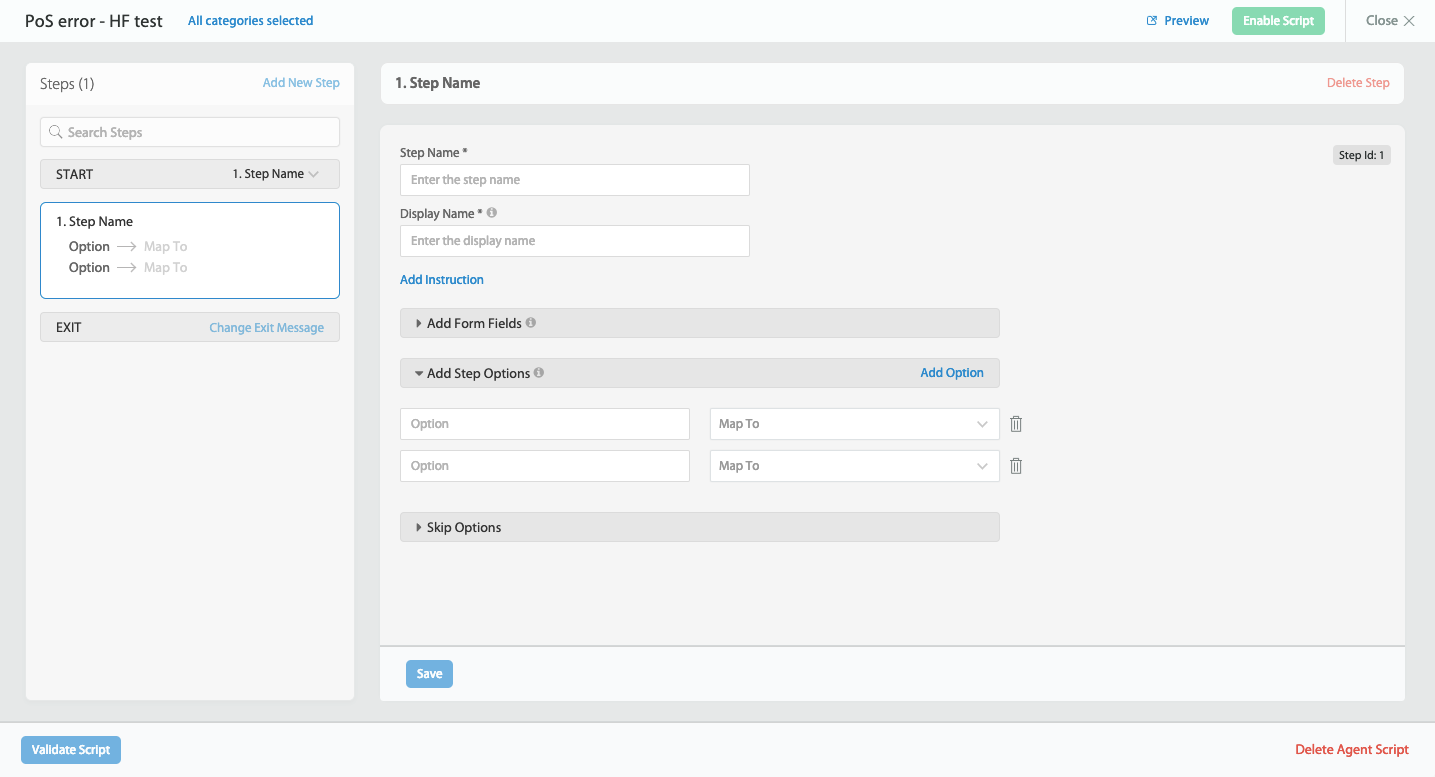 Create and Manage Agent Scripts - HappyFox Support