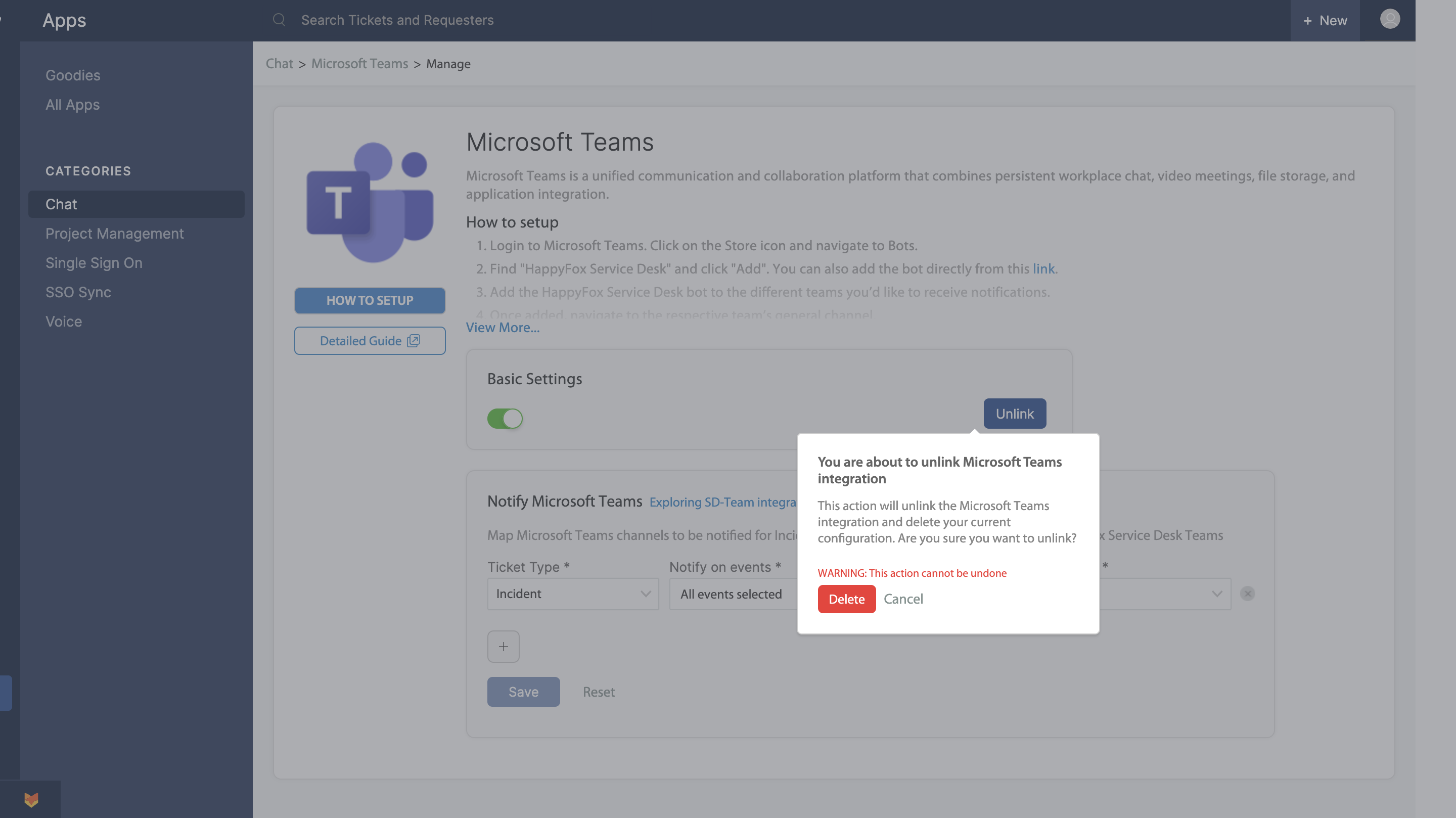 Microsoft Teams - Happyfox Service Desk Integration - HappyFox Support