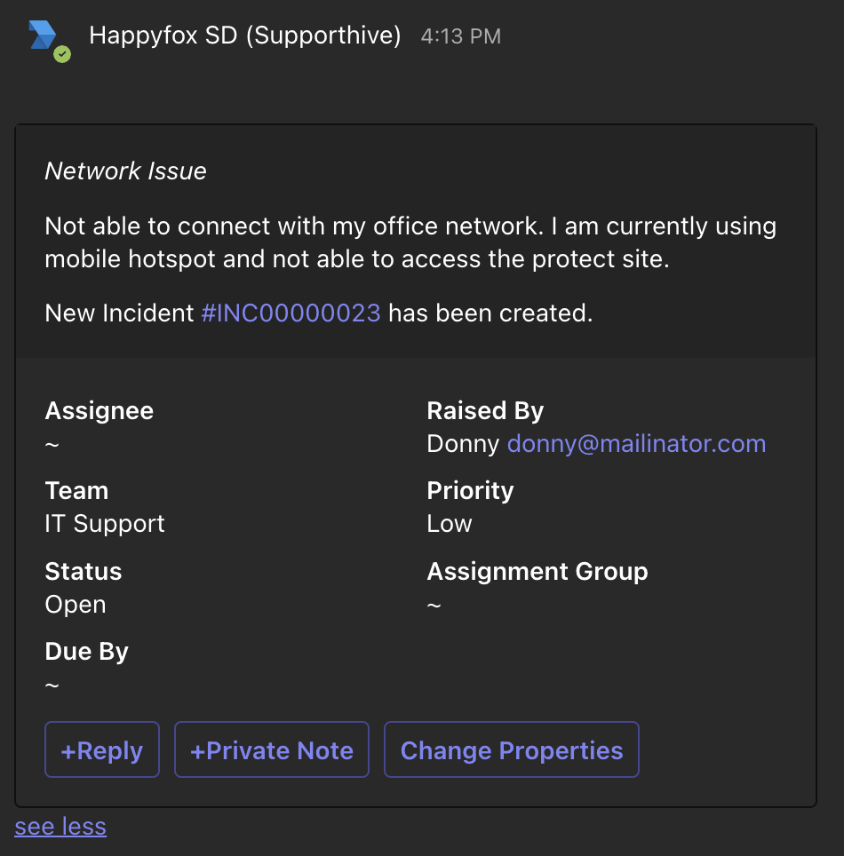 Microsoft Teams - Happyfox Service Desk Integration - HappyFox Support