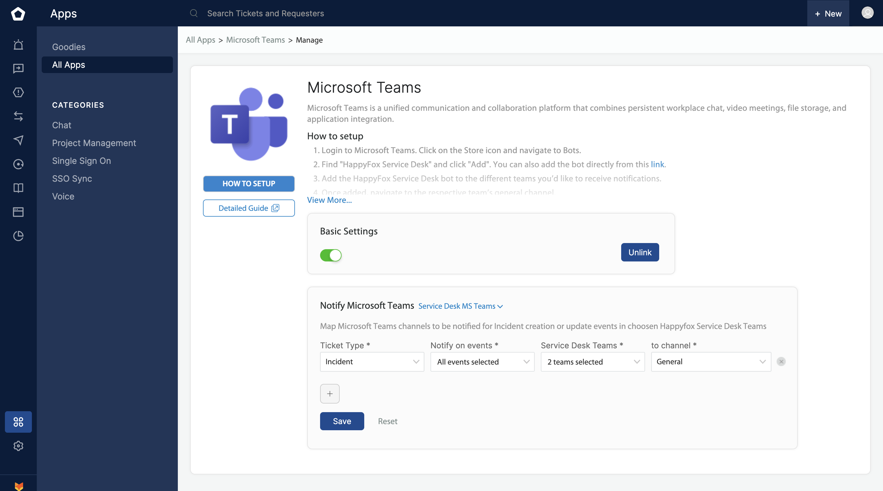 Microsoft Teams - Happyfox Service Desk Integration - HappyFox Support