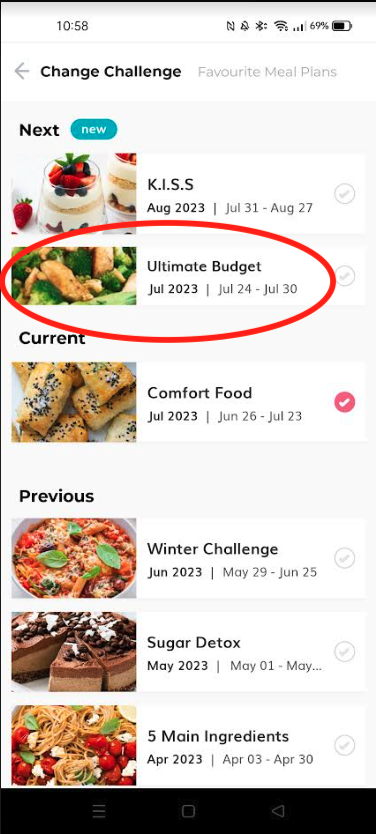What is the Ultimate Budget Week & how do I find it? - The Healthy Mummy