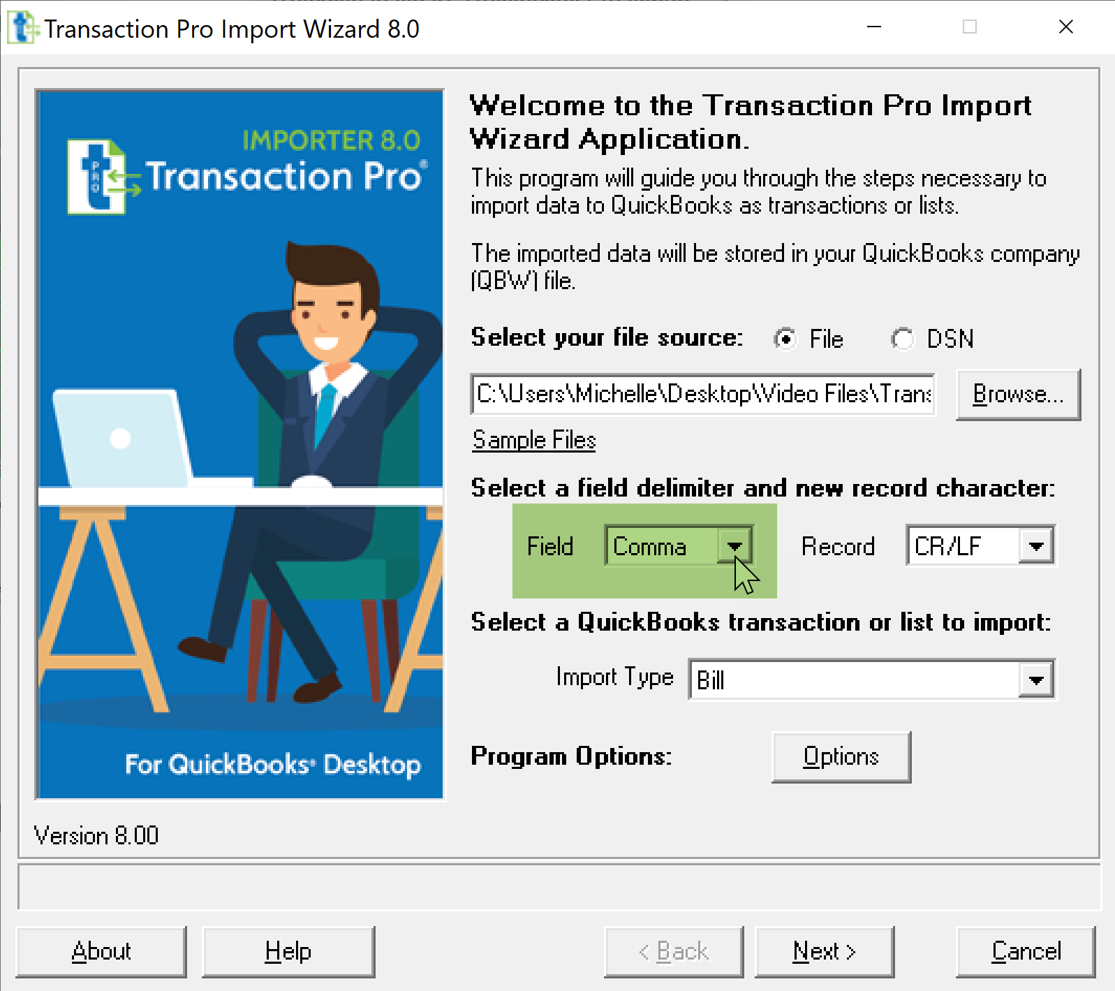 Concur AP Invoice Vendor Bills Import Into QuickBooks Desktop 