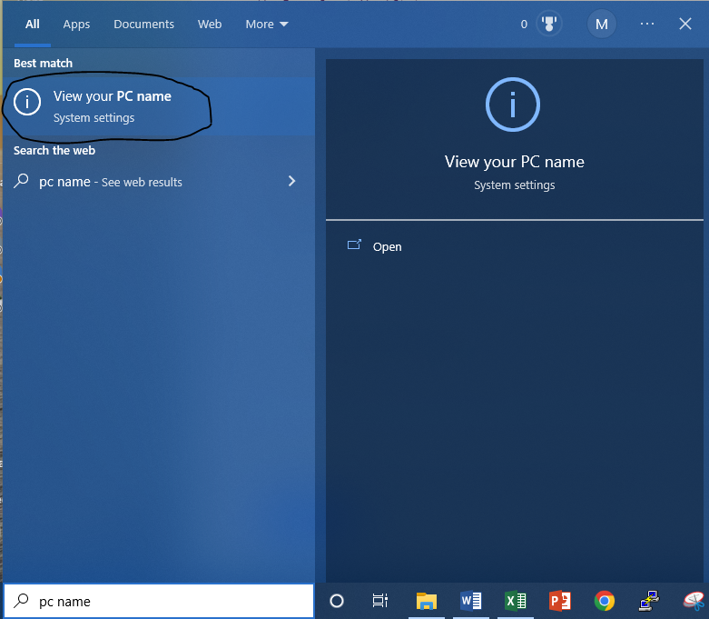 Finding Your PC Name UCDD UCHRA Support Tickets
