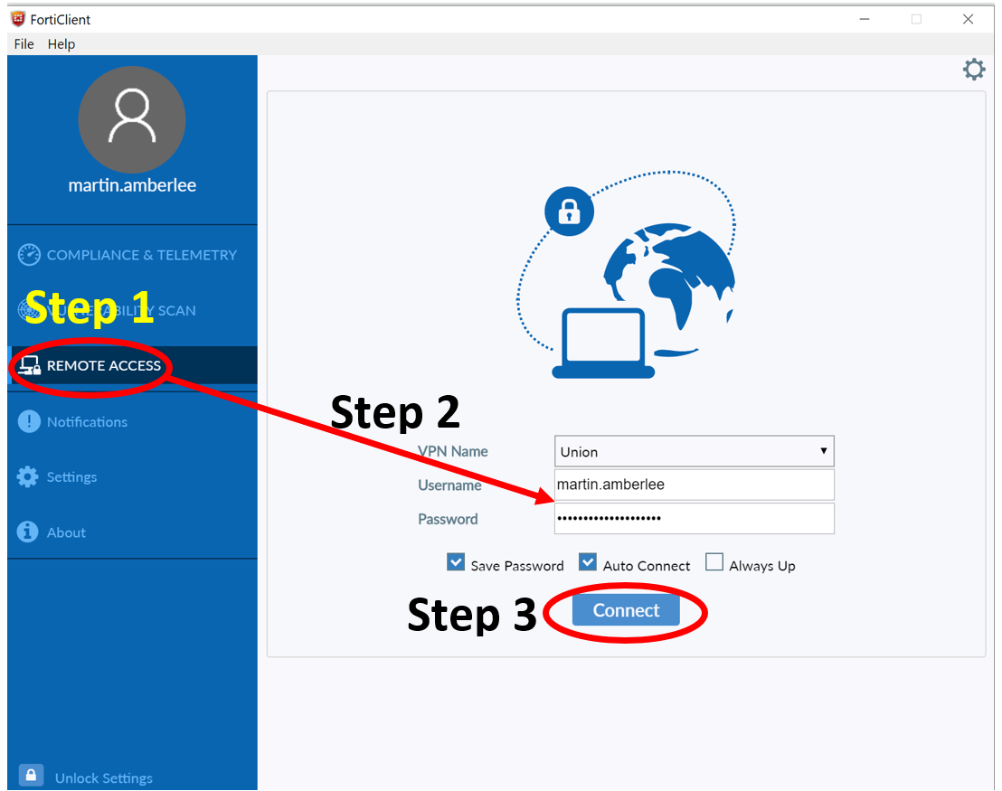 How to Ensure FortiClient (VPN) is Connected - HappyFox