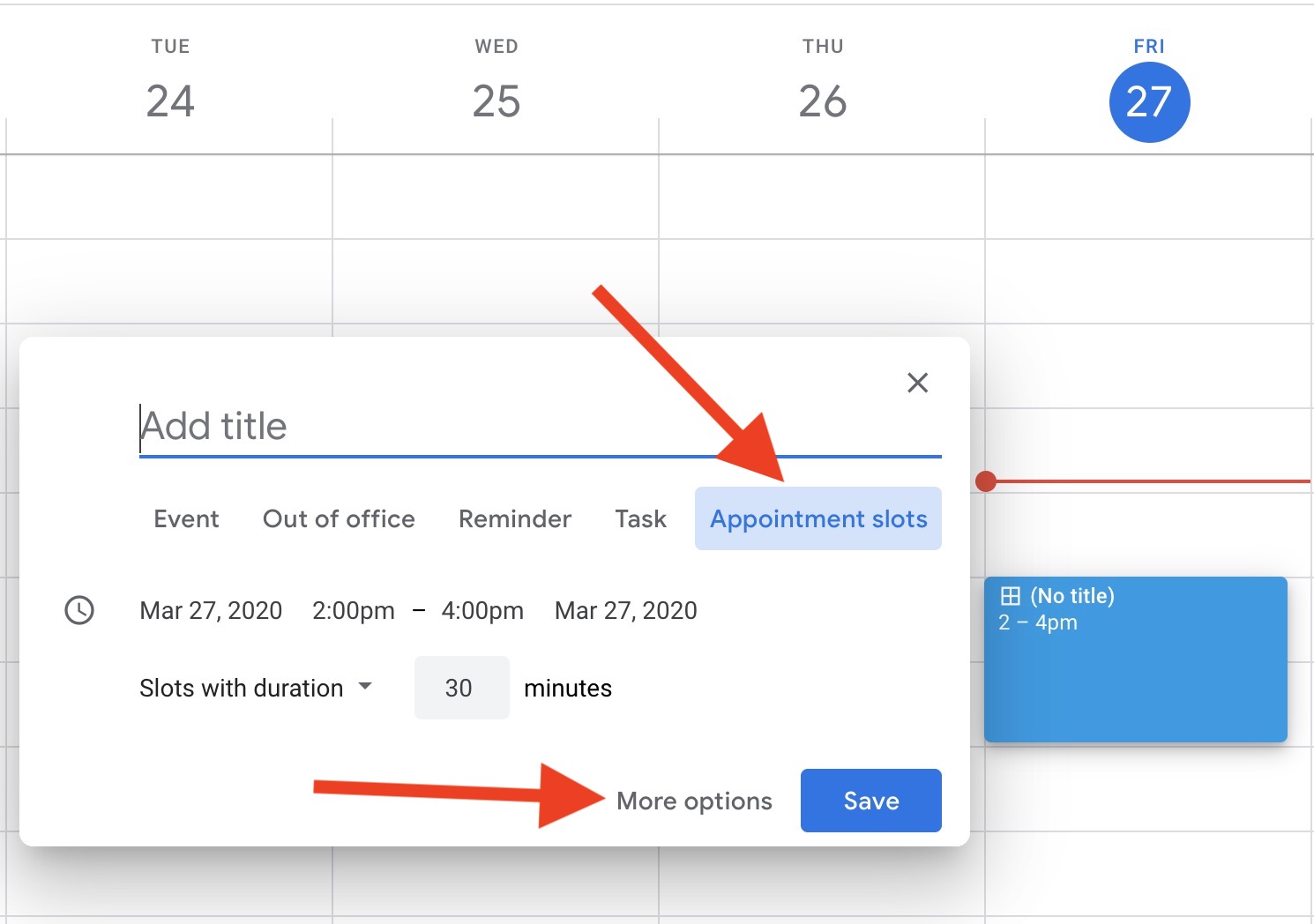 Using Google Calendar Appointment Slots Help Desk