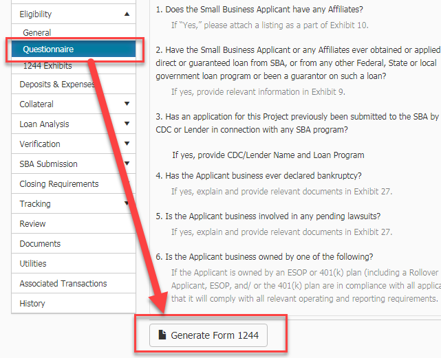 Form 1244 Updates - 10/1/2020 - Ventures+
