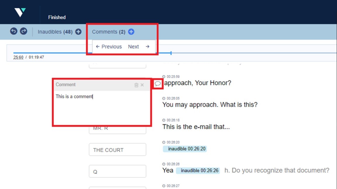 Comments Box - Verbit - powered by HappyFox