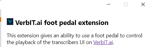 Foot Pedal Installation - Verbit - powered by HappyFox