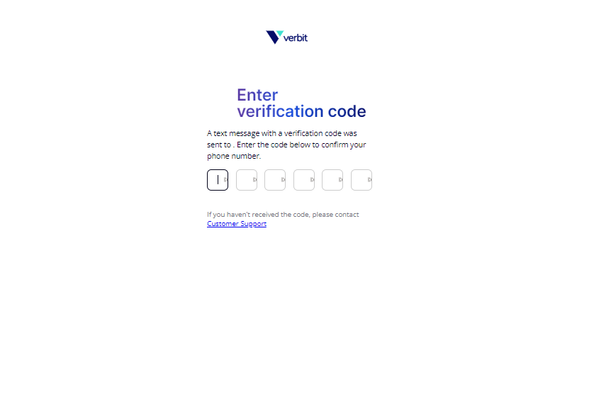 Account Verification - Verbit - powered by HappyFox